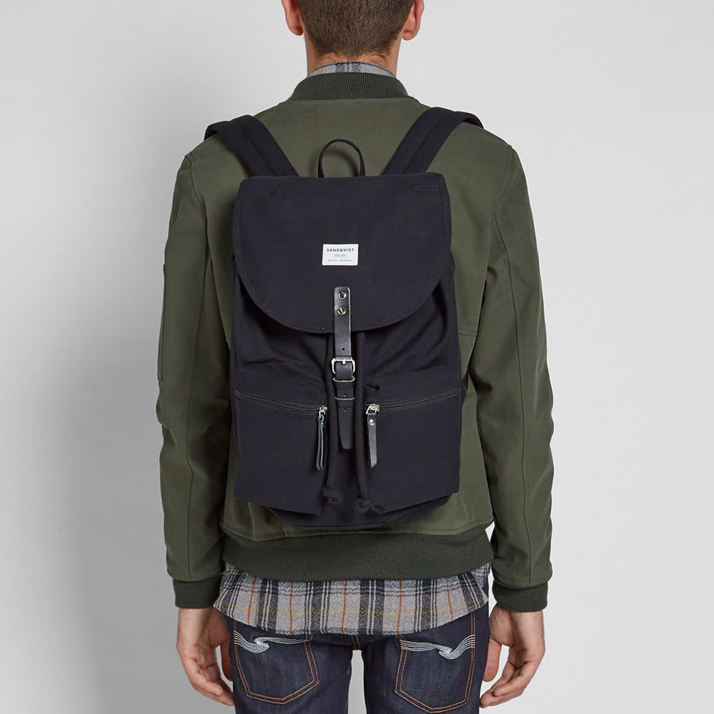 Sandqvist Roald Backpack Black | END.