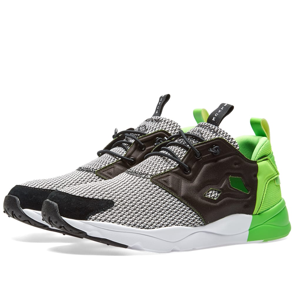 Reebok x Black Scale Furylite Black, White & Solar Green | END. (UK)