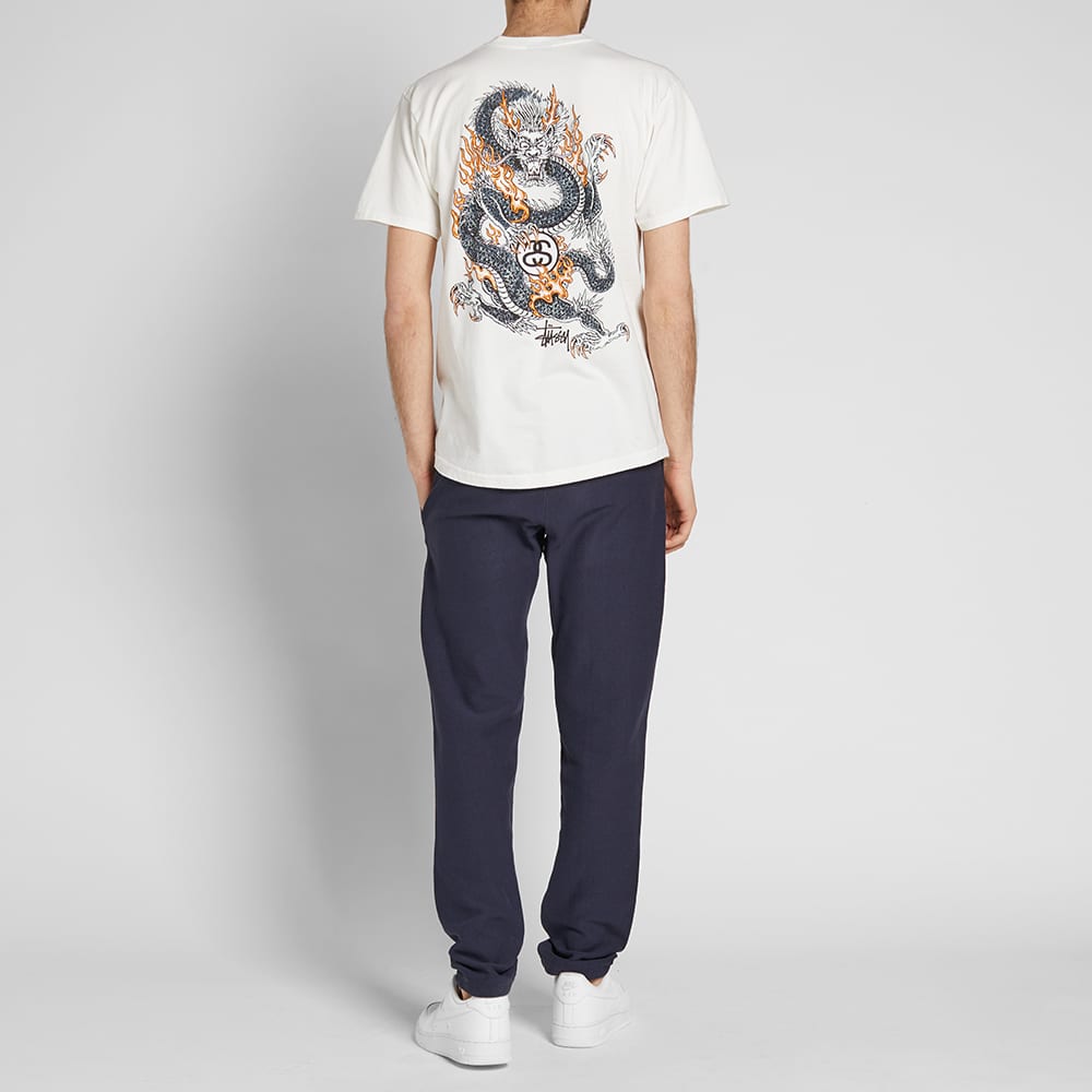 Stussy Pigment Dyed Fire Dragon Tee Natural | END.