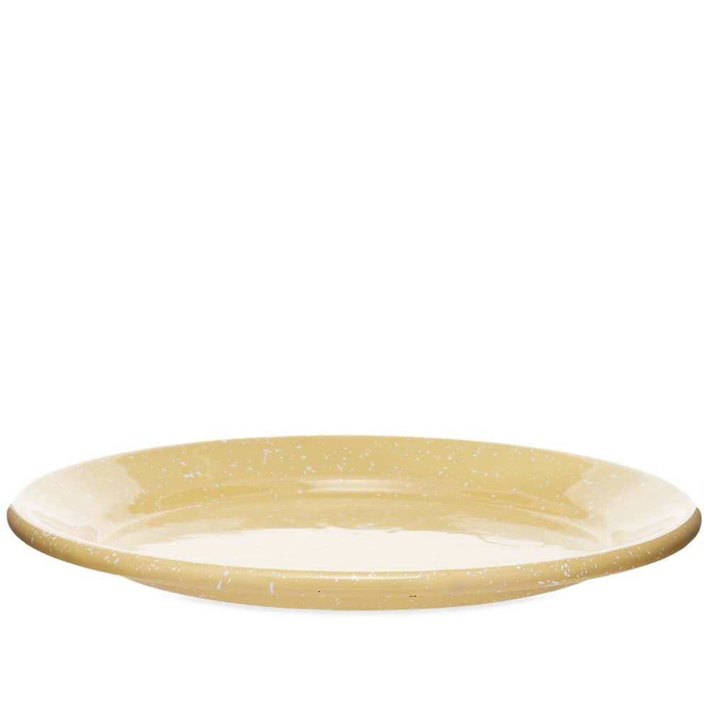HAY Enamel Dinner Plate Yellow | END.