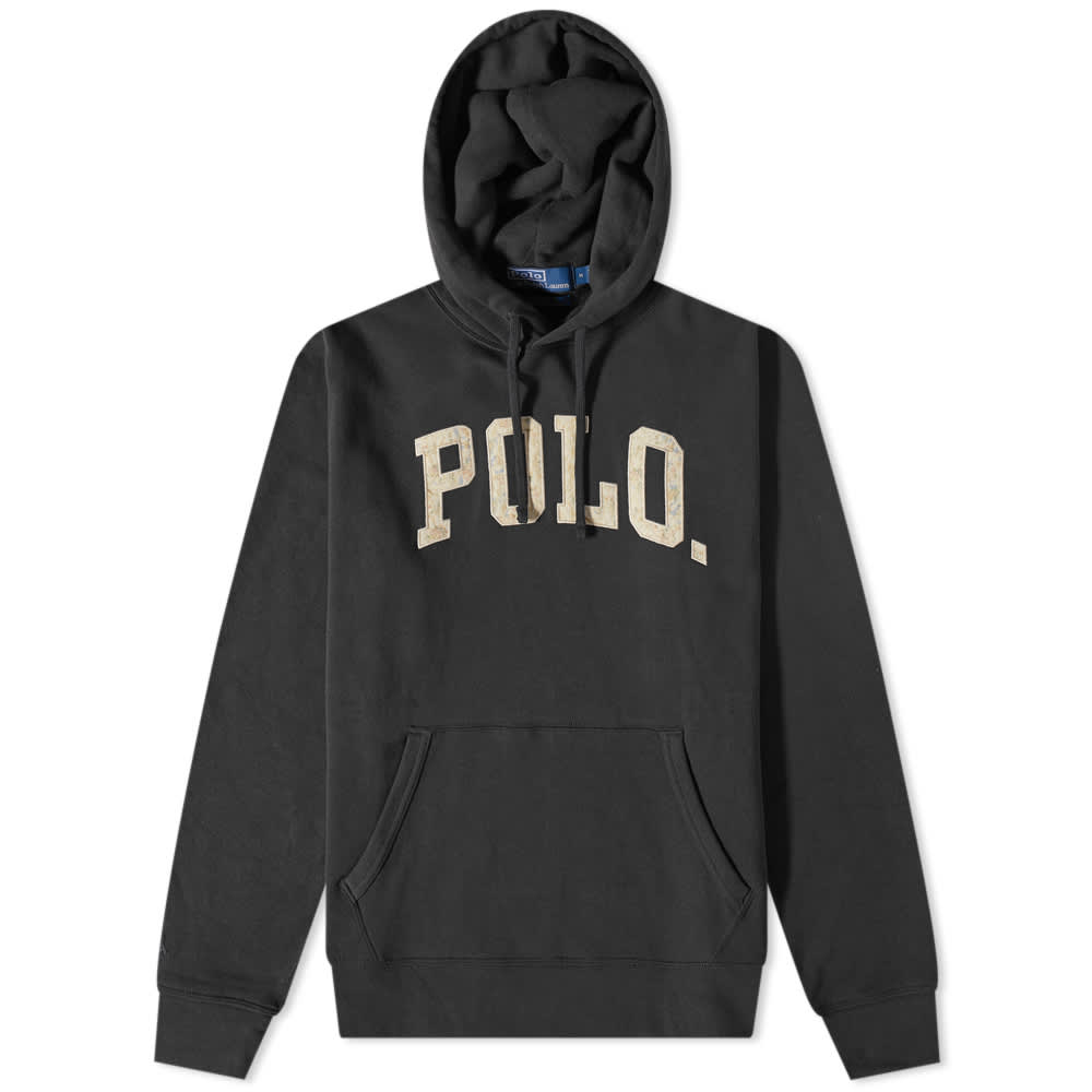 END. (Global) x Polo Ralph Lauren 'Baroque' Logo Popover Hoody Black ...