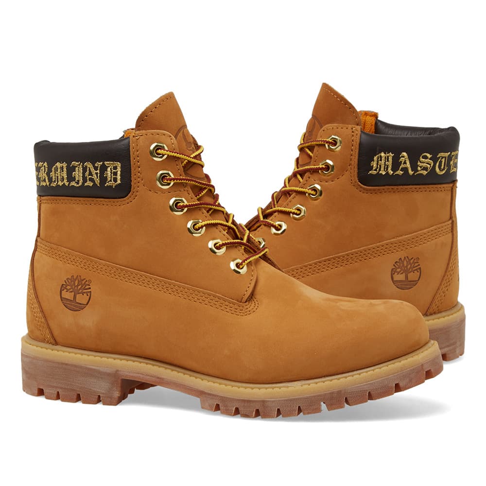 Timberland x MASTERMIND WORLD Premium 5 Inch Zip Boot Wheat | END.