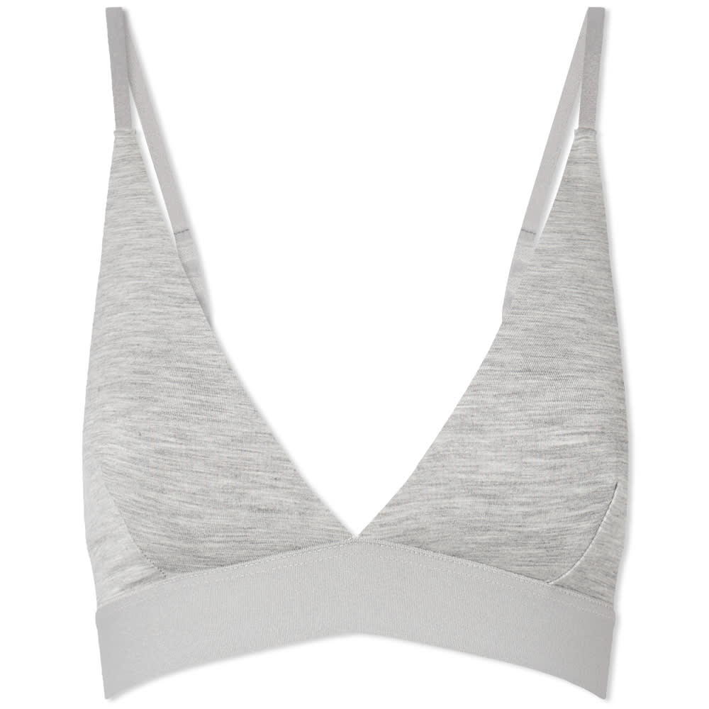 Baserange Triangle Bra Grey Melange | END.