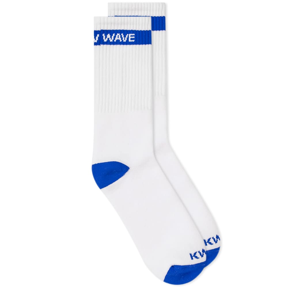 Know Wave On Loop Sock White & Blue | END.