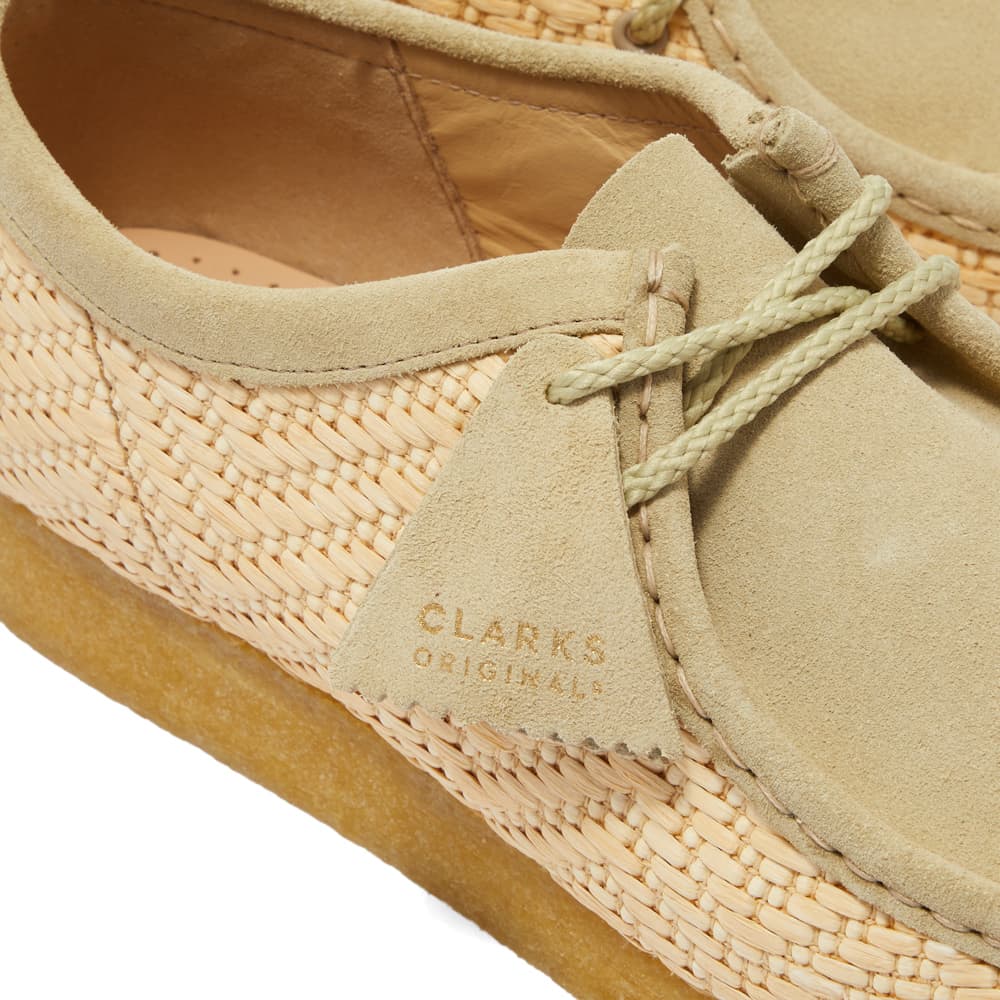 Clarks Originals Raffia Wallabee Natural Interest | END.