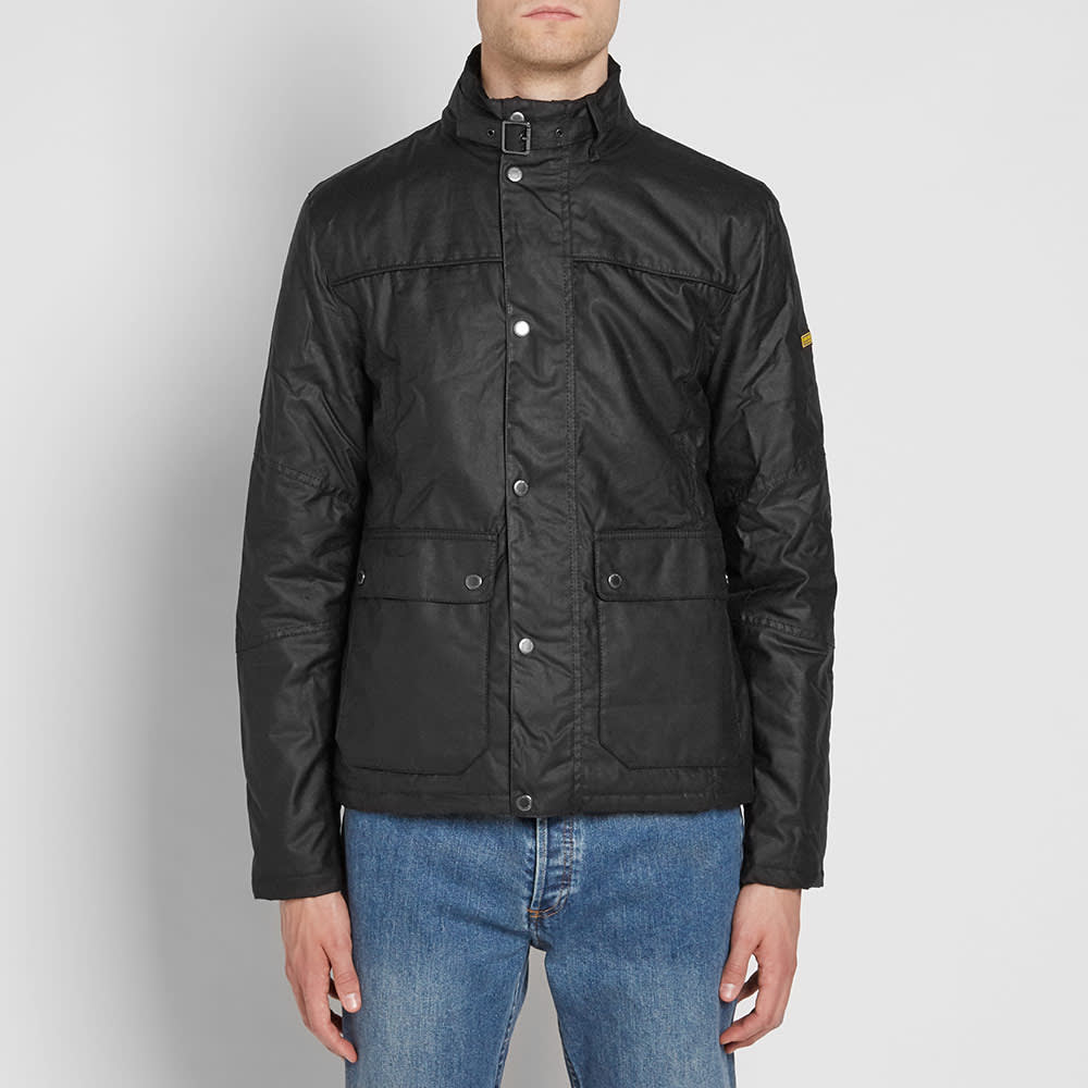 Barbour international hatch wax jacket store