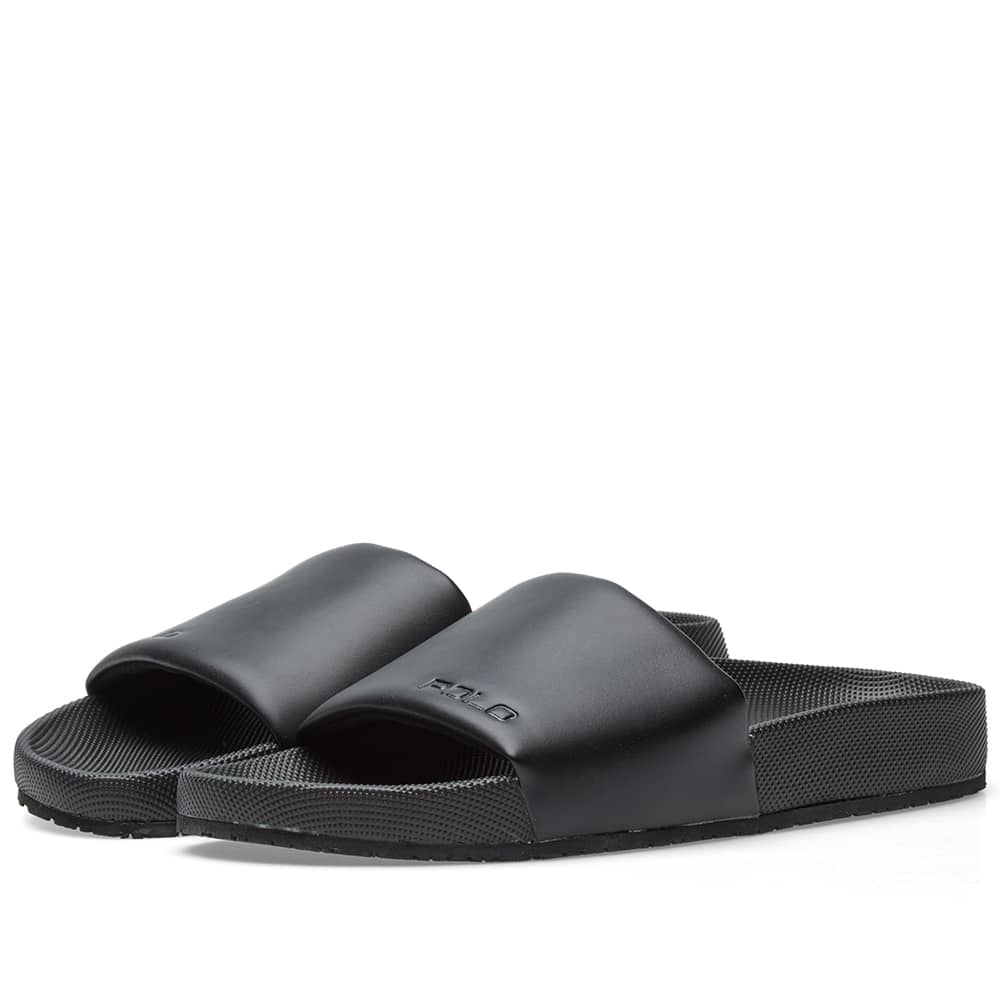 Polo Ralph Lauren Cayson Pool Slide Black End Uk