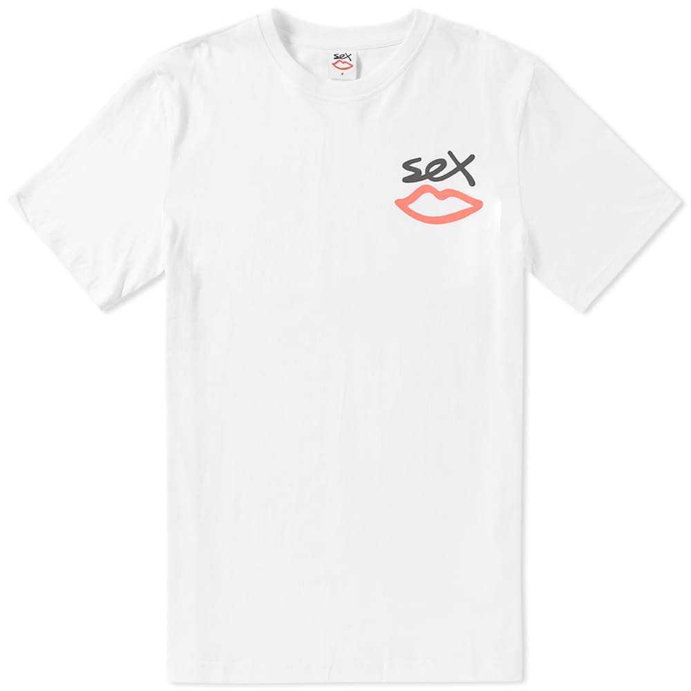Sex Skateboards Small Logo Tee White End Uk