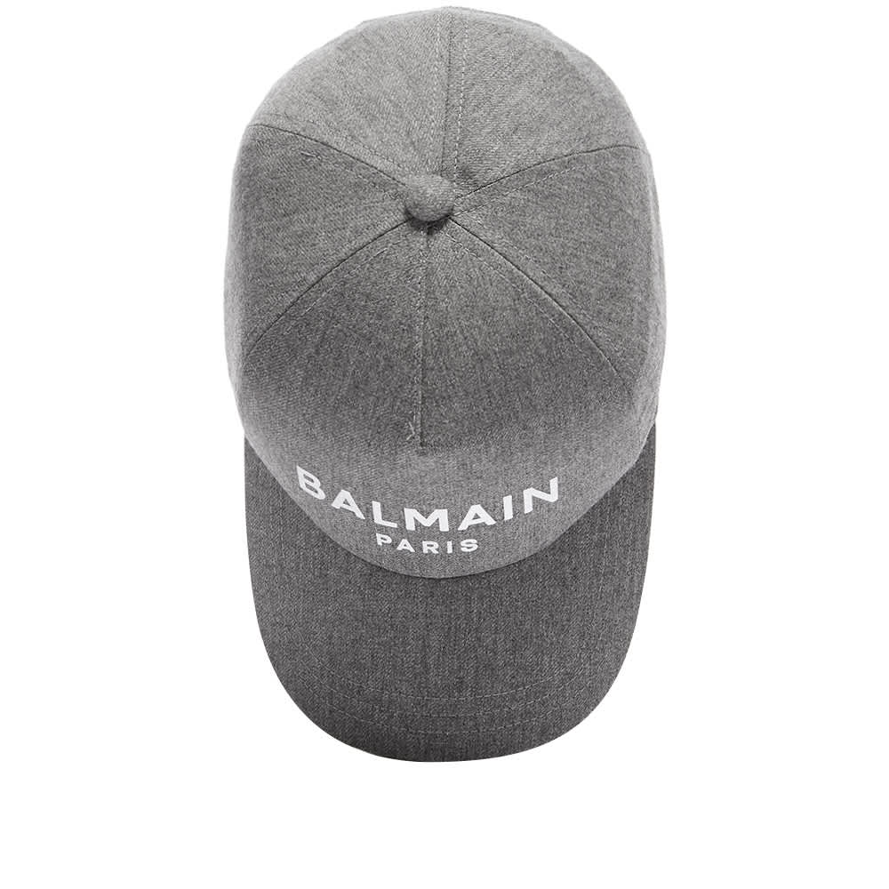 Balmain Wool Logo Cap Heather Grey | END. (UK)