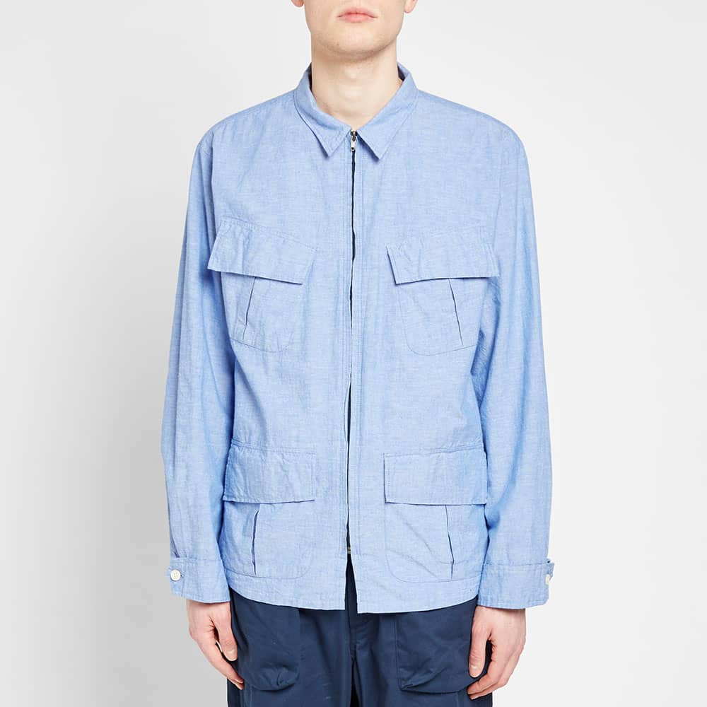 Nigel Cabourn x Lybro Zip Nam Jacket Blue | END. (UK)