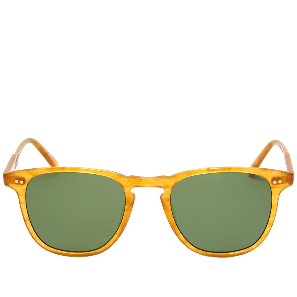 Garrett Leight Brooks Sunglasses Butterscotch & Green Polar | END. (UK)