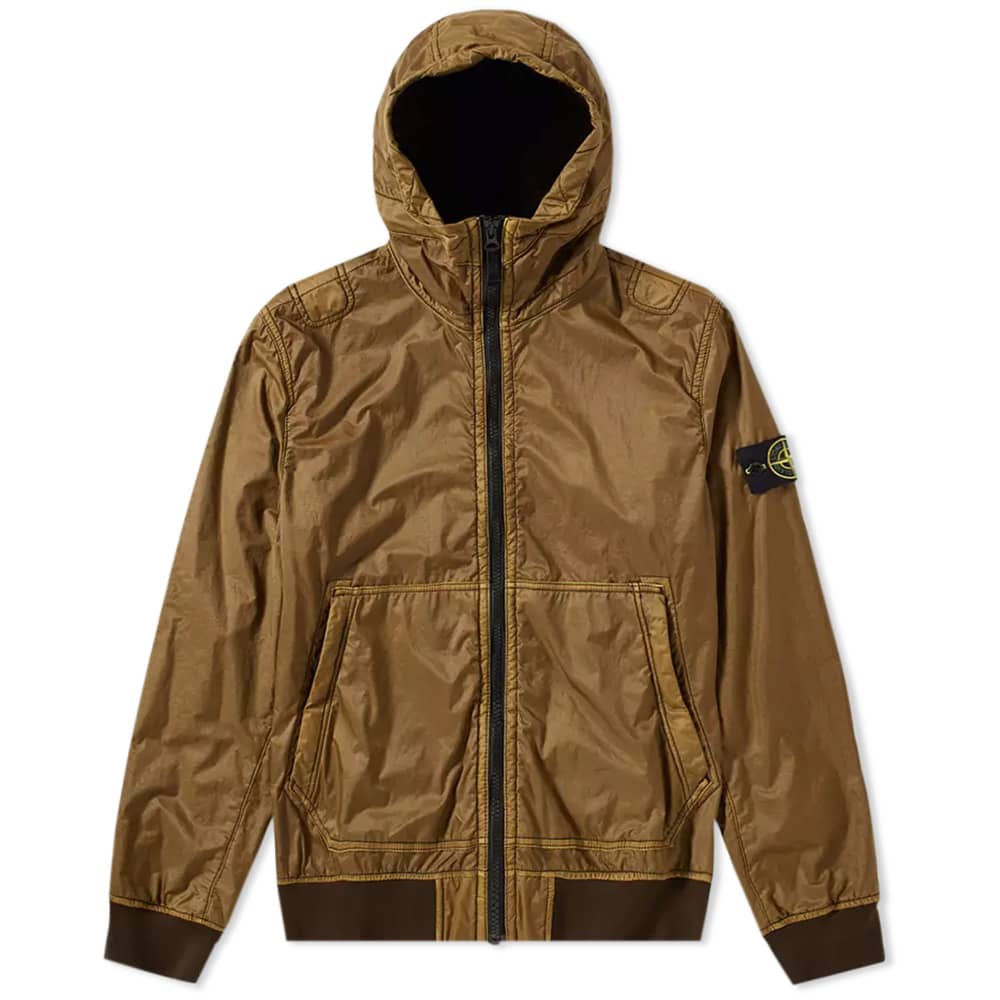 Stone Island Lamy Flock Shell Jacket Olive | END. (IE)