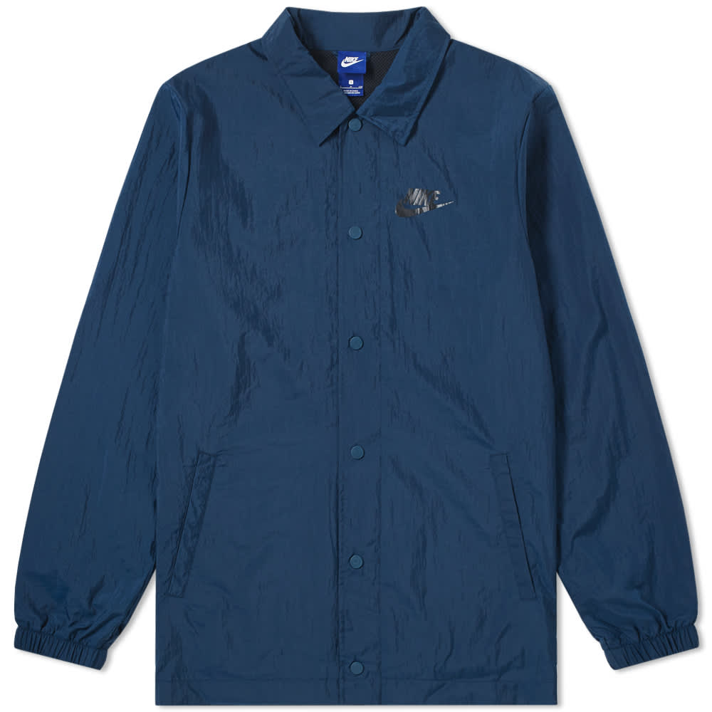 Nike Woven Coach Jacket Armory Navy & Black | END. (US)