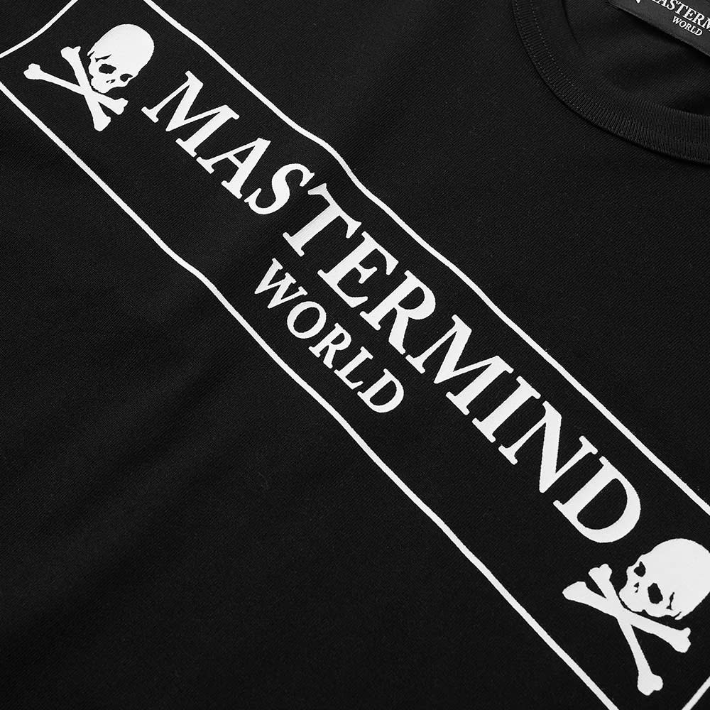MASTERMIND WORLD Long Sleeve Box Logo Tee Black | END. (US)