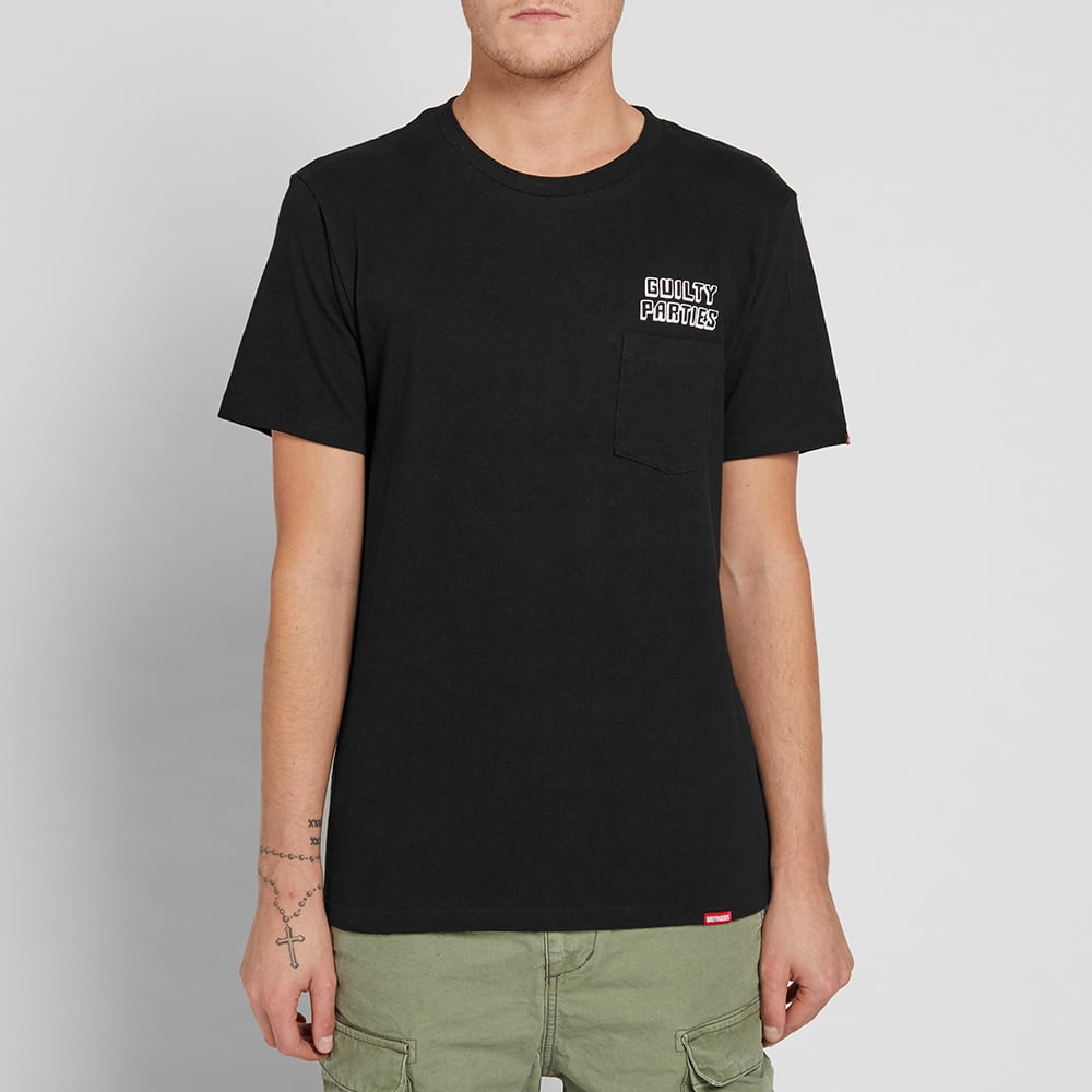 Wacko Maria Guilty Parties Heavyweight Pocket Tee Black | END. (US)