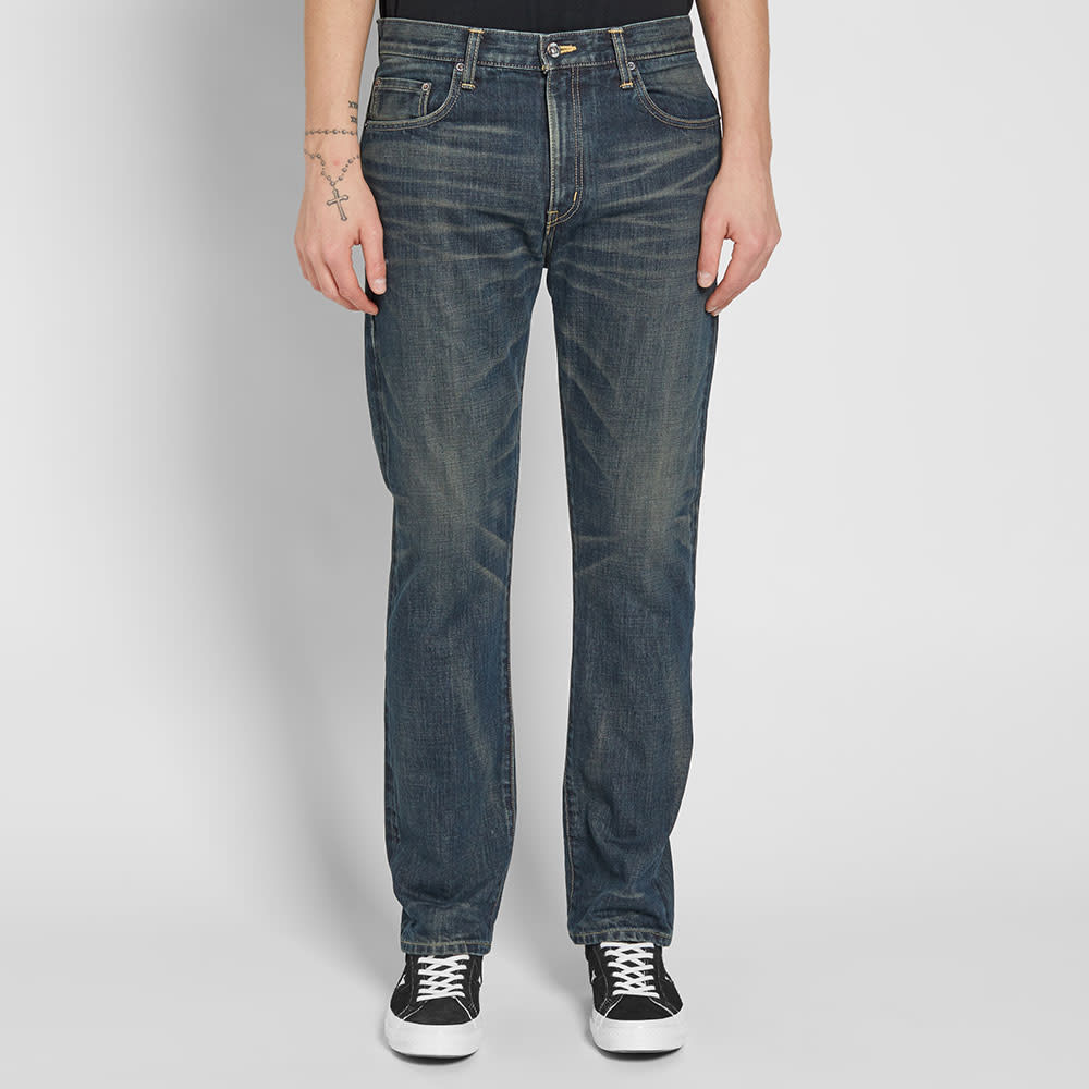 Neighborhood Washed Deep Mid Jean Indigo 14oz Denim | END.