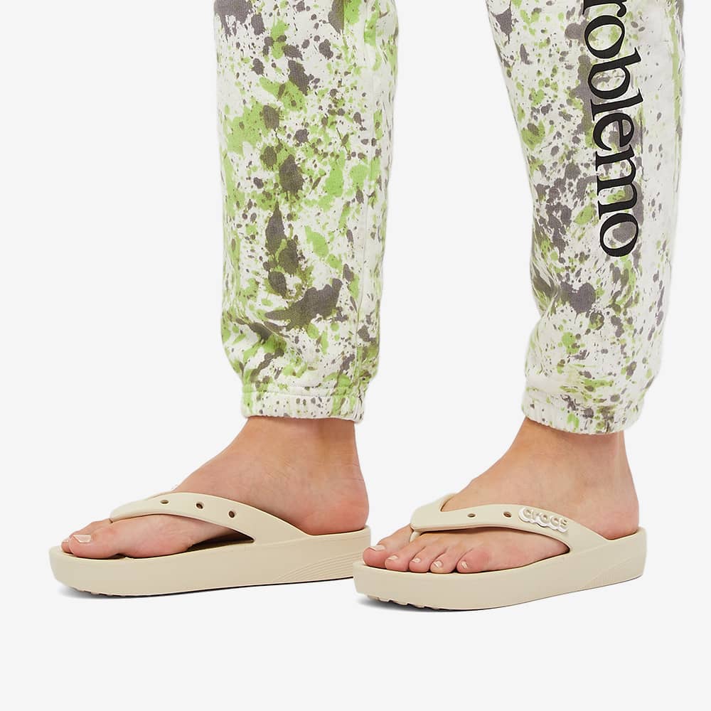 Crocs Classic Platform Flip W Bone End De