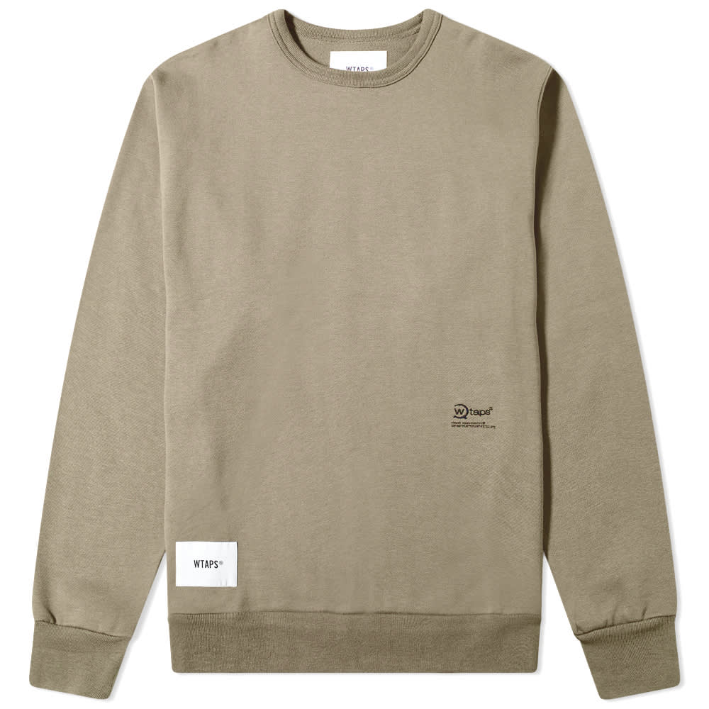 WTAPS LLW Design Arm Logo Sweat Olive Drab | END. (US)