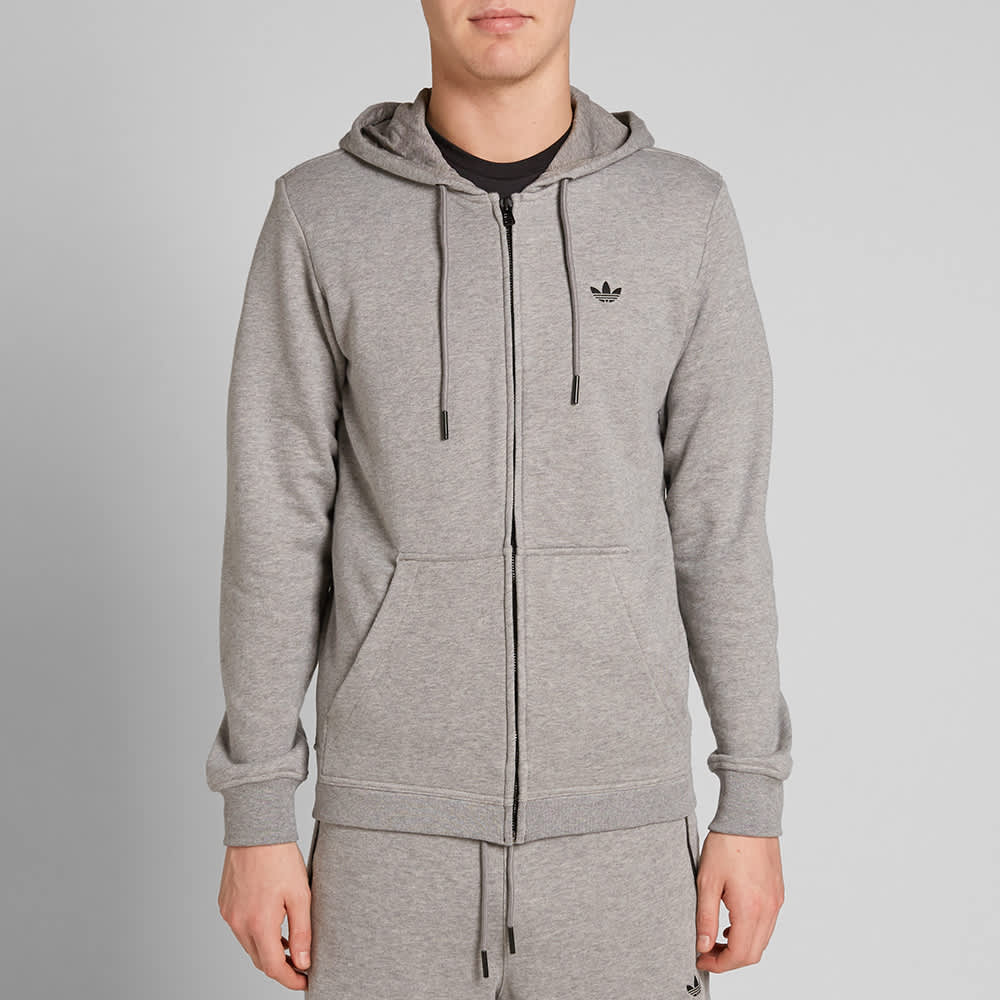 Adidas Premium Essentials Hoody Core Heather | END. (IT)