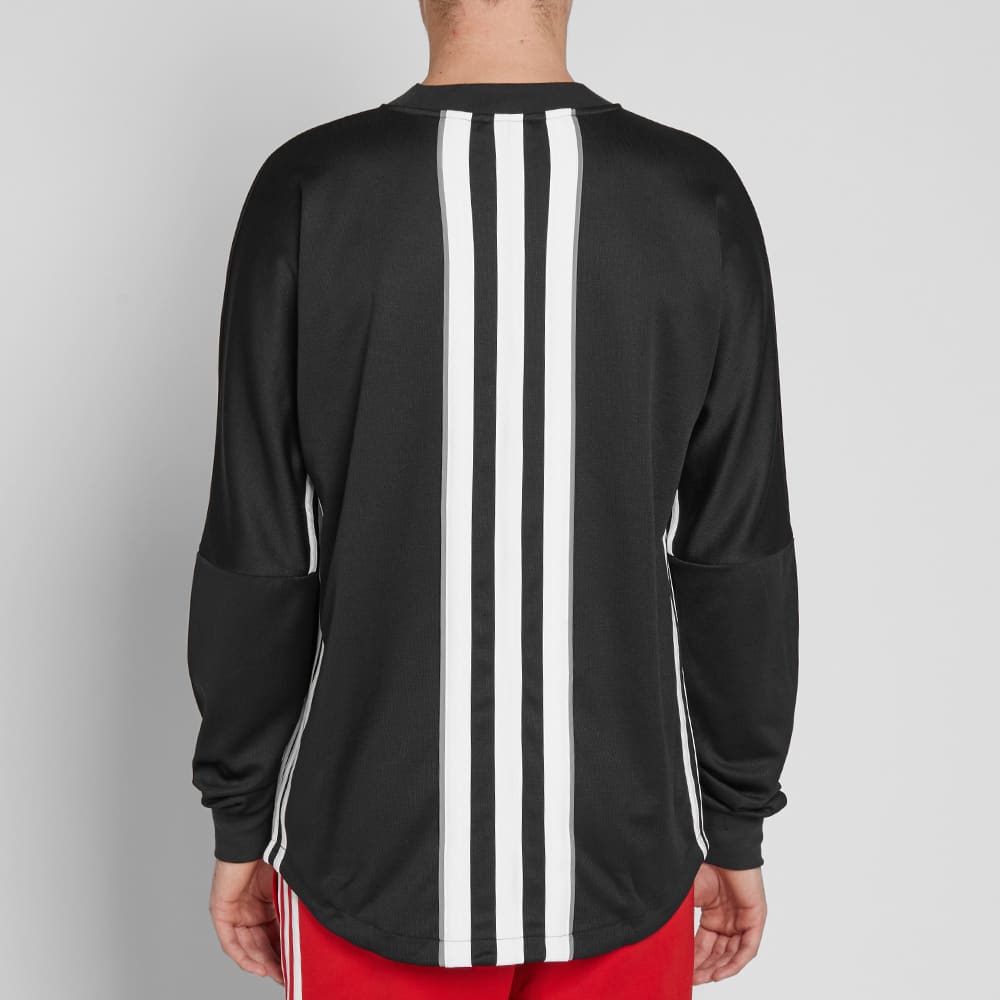 Adidas Authentic Stripe Jersey Black & White | END. (Europe)