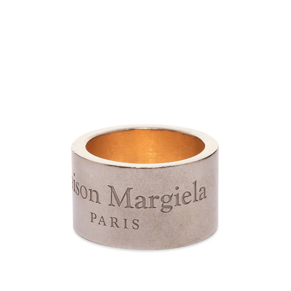 Maison Margiela Large Logo Ring Yellow Gold | END. (AU)