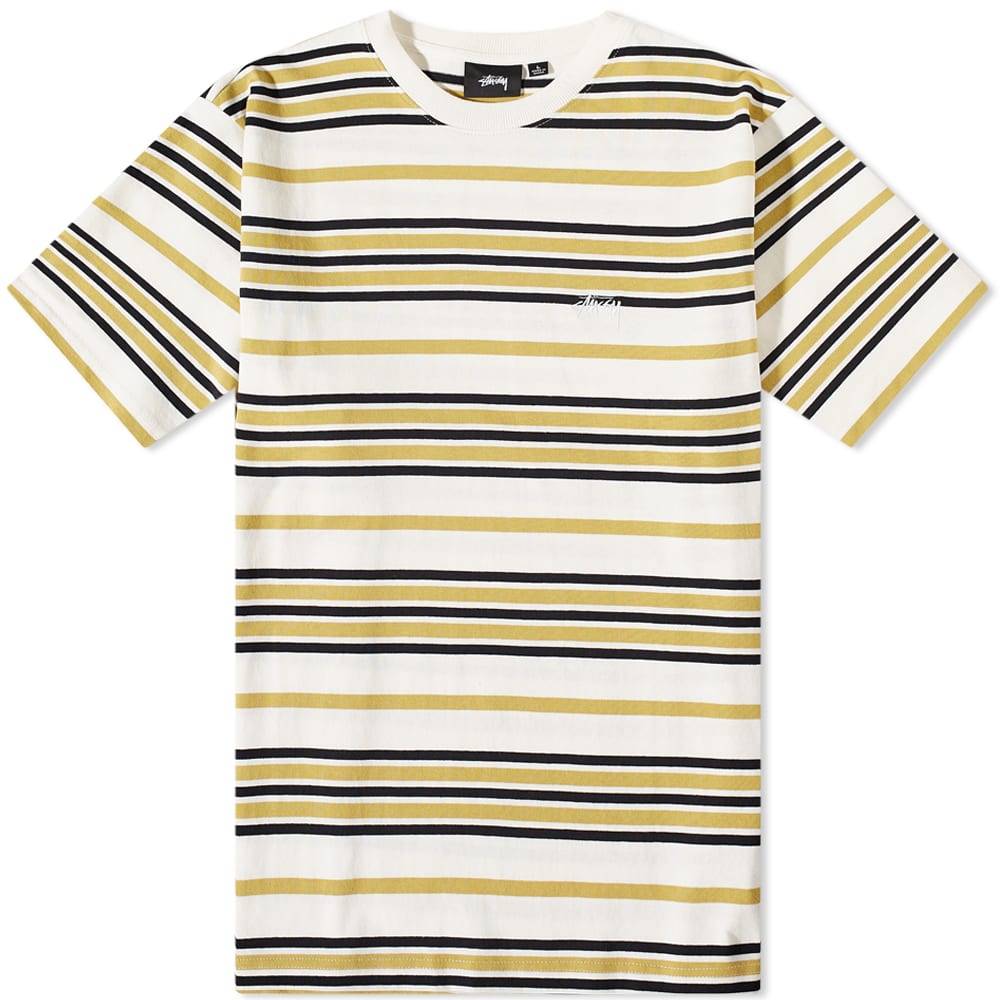 Stussy Alton Stripe Tee Bone | END. (US)