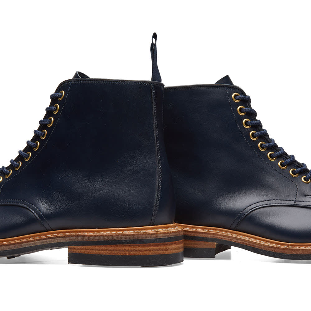 END. x Tricker's Axton Toe Cap Boot Navy Calf | END.