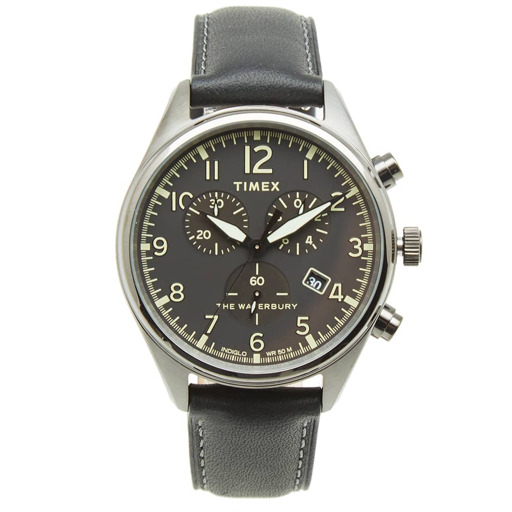Timex Waterbury Traditional Chronograph Watch Black | END. (NZ)