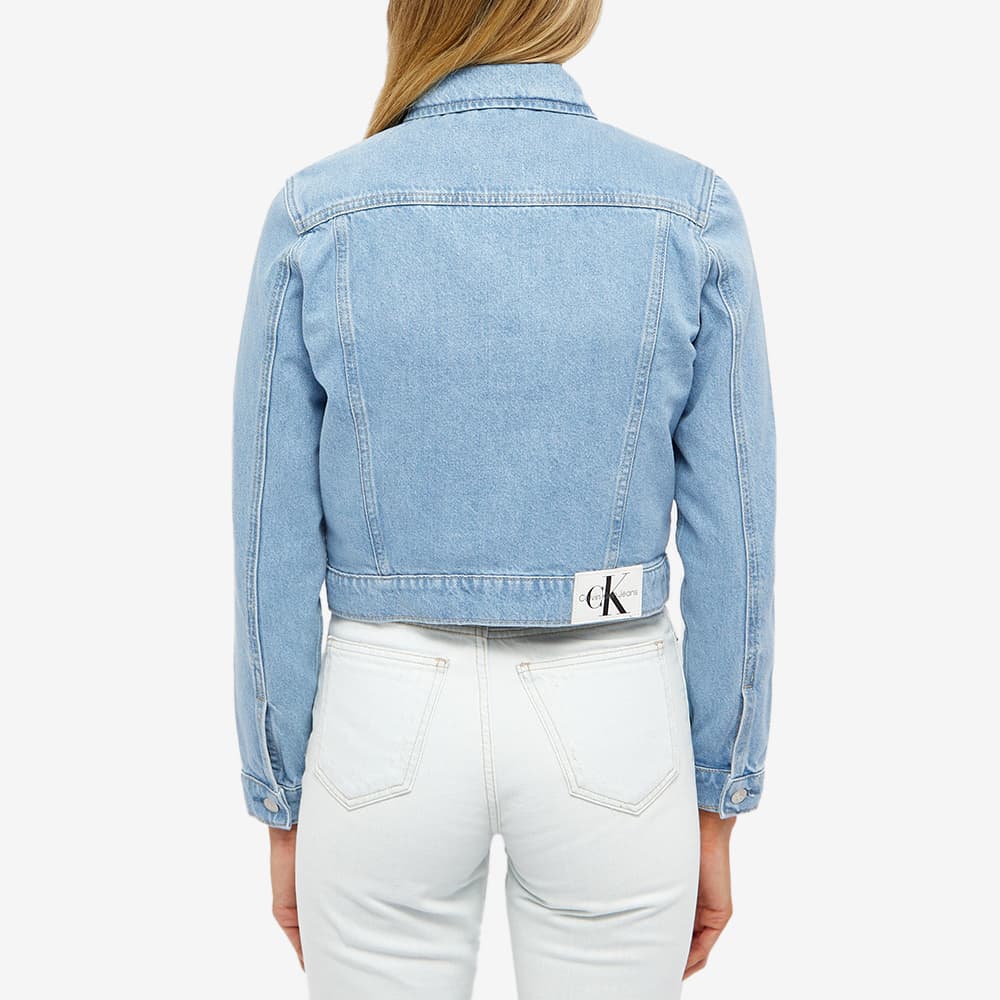 Calvin Klein Cropped 90S Denim Jacket Denim Light | END. (AU)