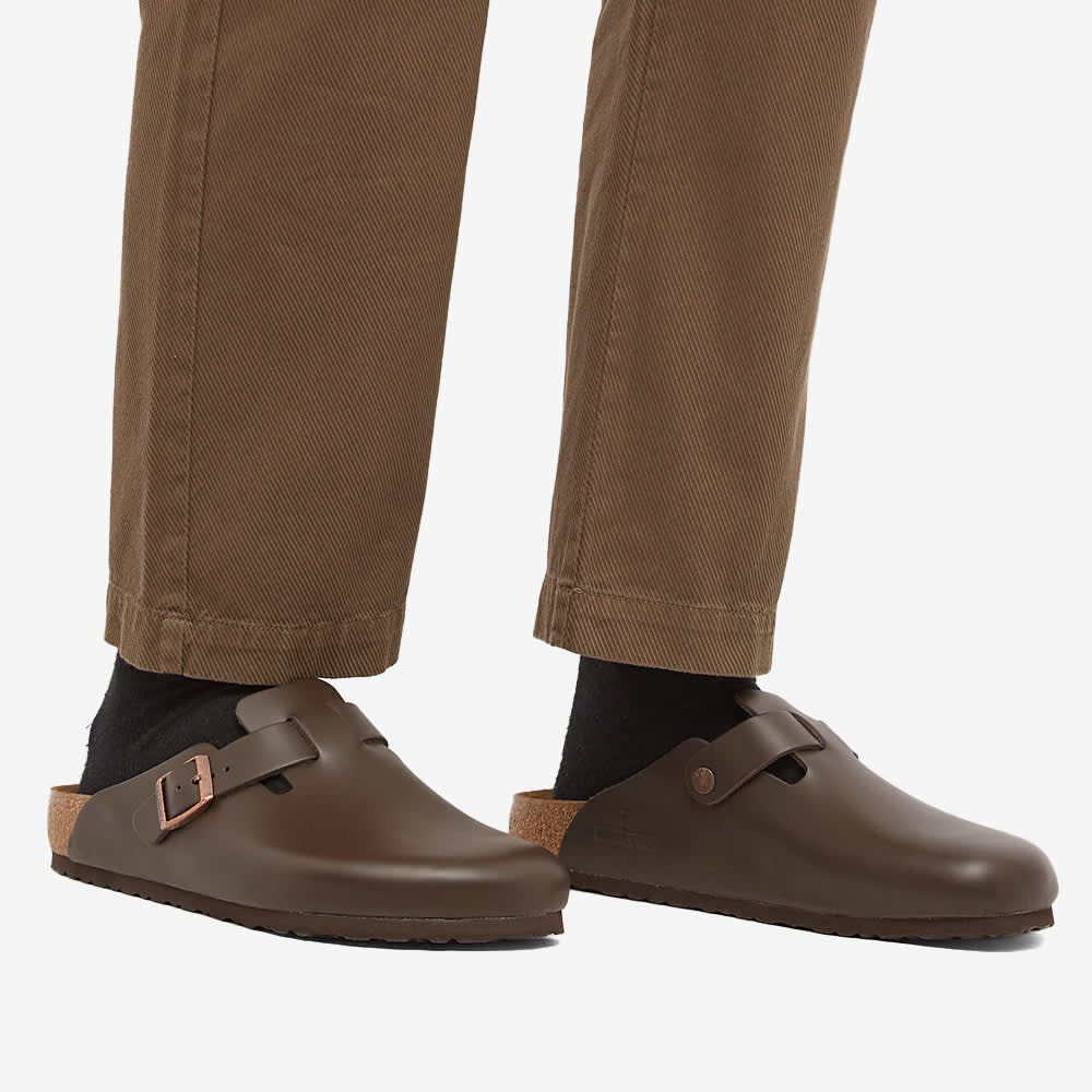 Birkenstock Boston Dark Brown Smooth Leather | END. (US)
