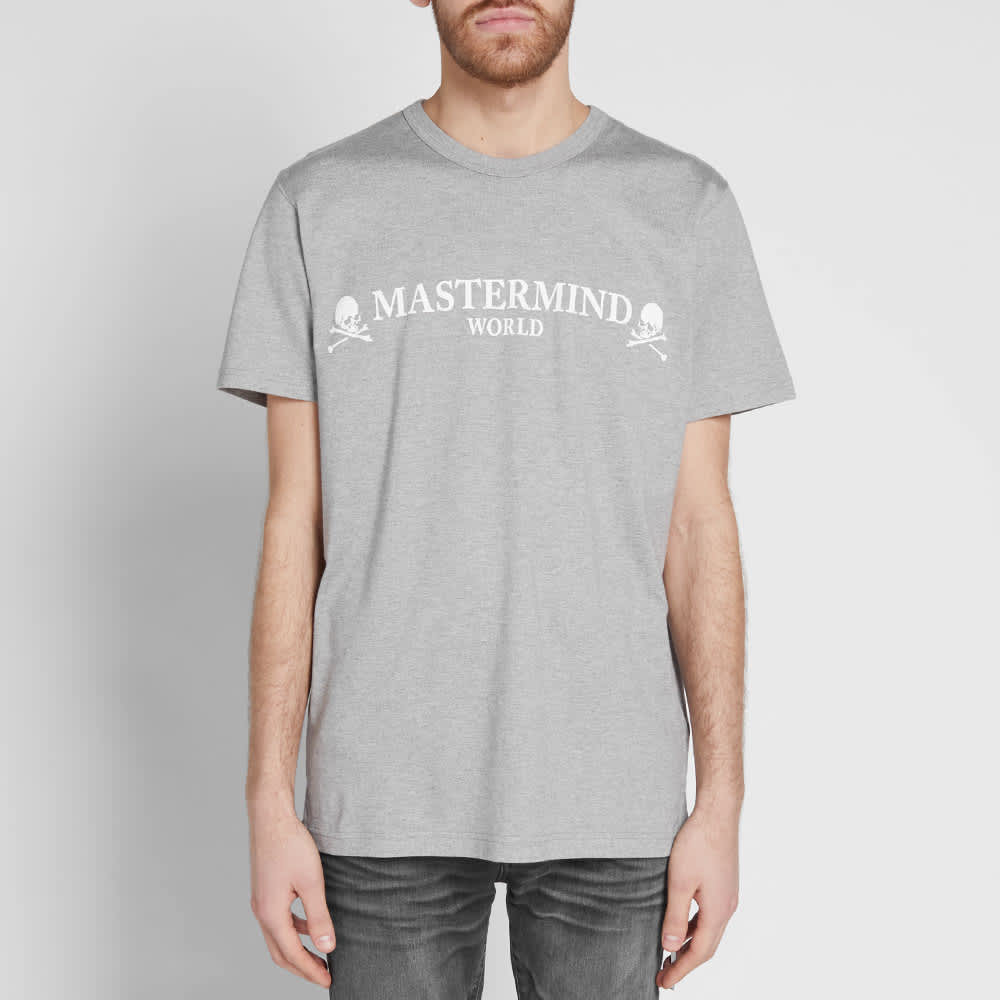 MASTERMIND WORLD Logo Tee Top Grey | END. (US)