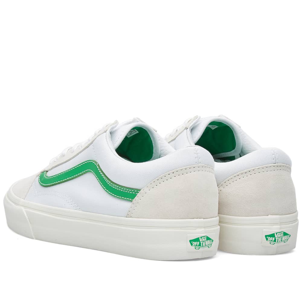 Vans Old Skool True White & Kelly Green | END. (US)