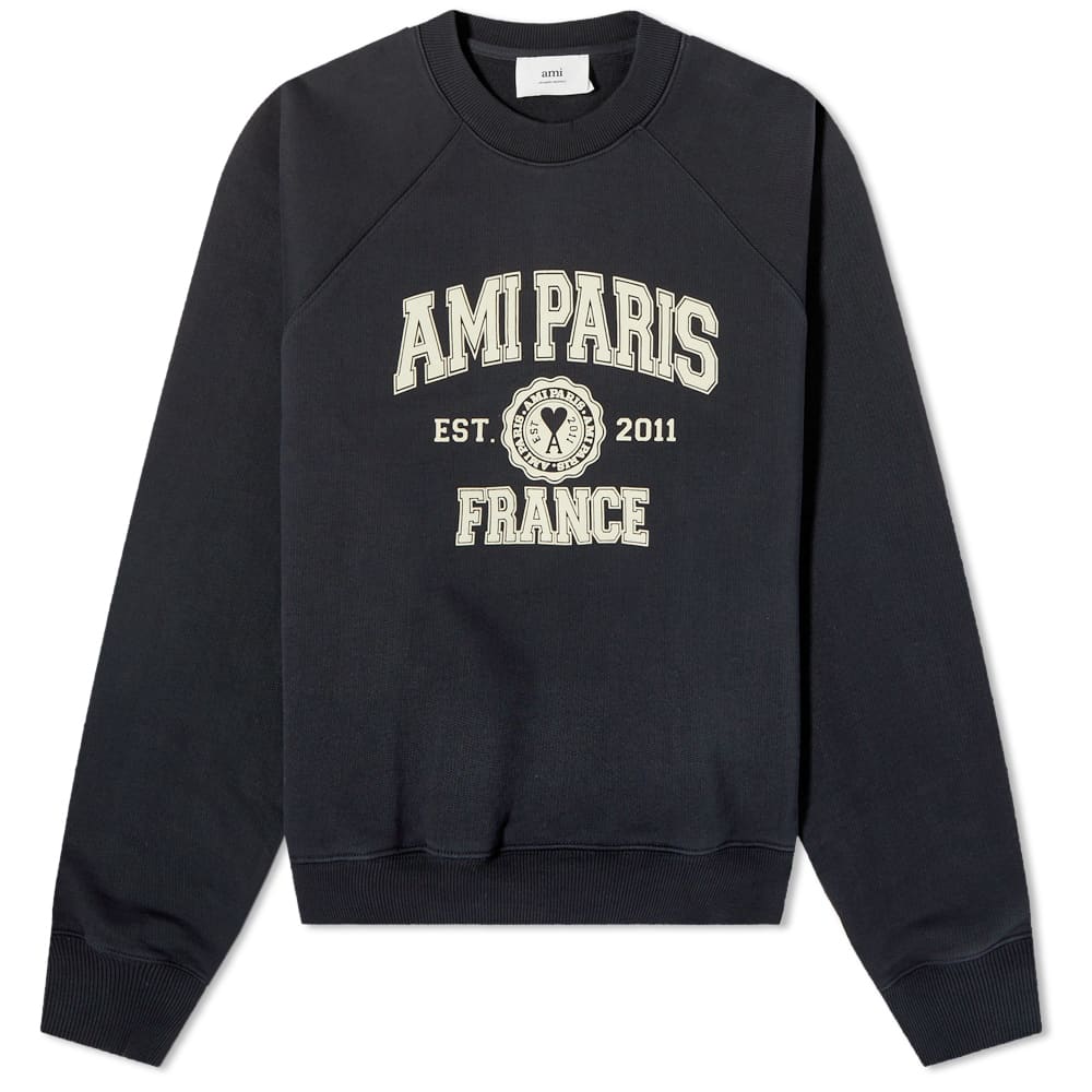 AMI Paris Crew Sweat Black | END. (DK)