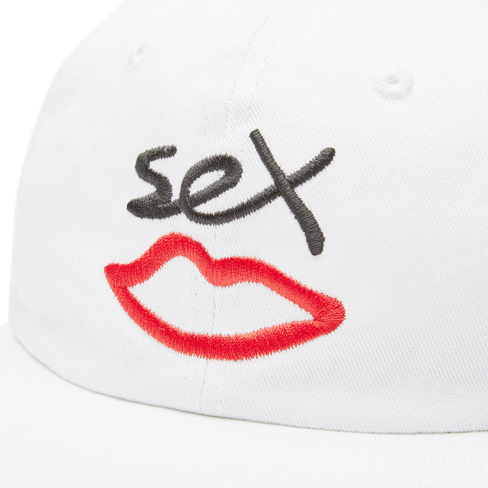 Sex Skateboards Logo Panel Cap White End