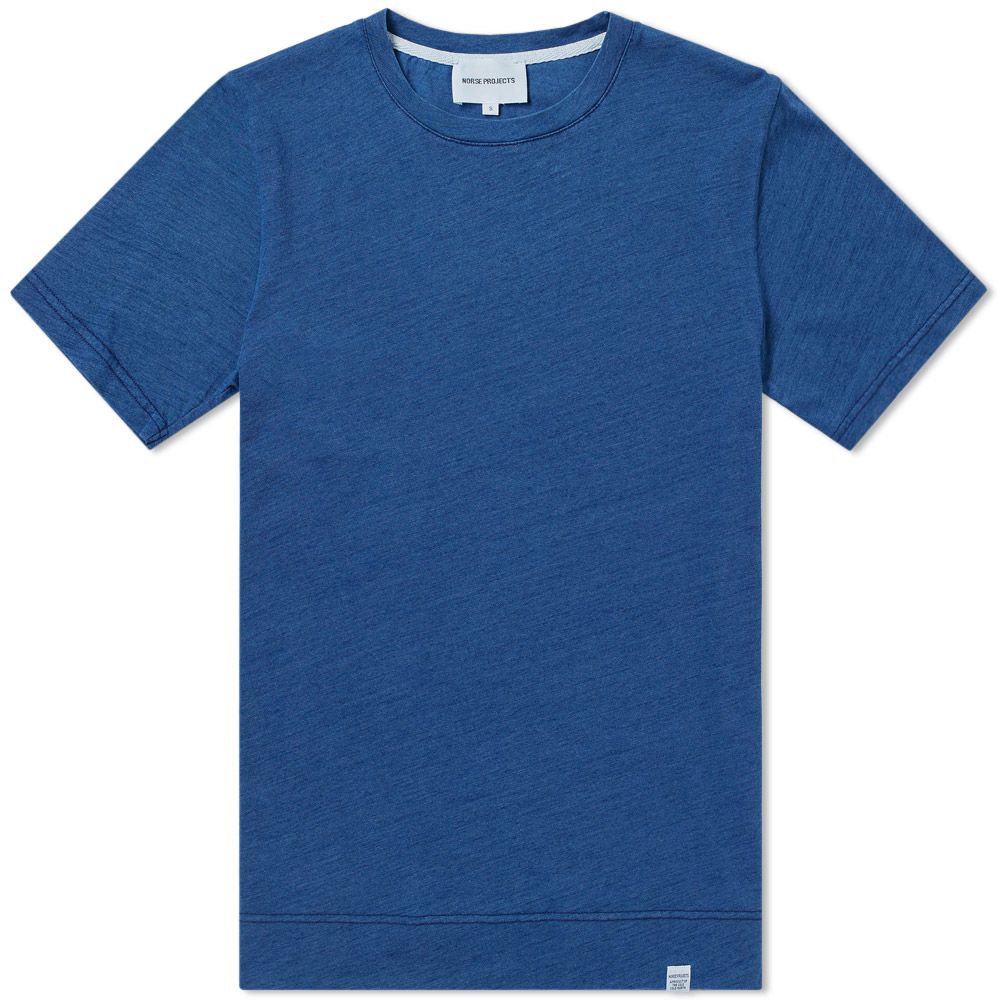 Norse Projects Niels Indigo Tee Light Indigo | END.