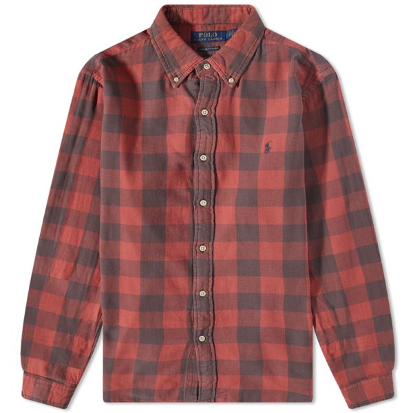 Polo Ralph Lauren Checked Button Down Shirt Red & Black | END. (ES)