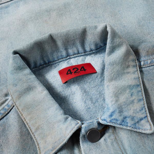 424 Denim Trucker Jacket Mechanic Indigo | END. (US)