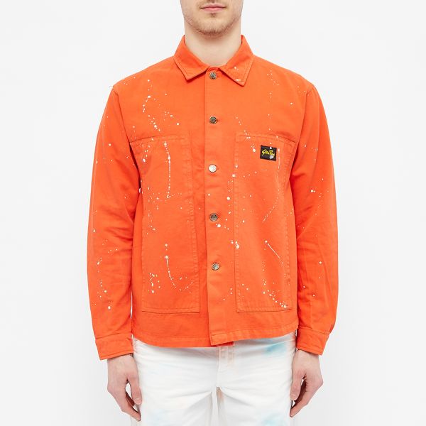 Stan Ray Box Jacket Coral & Bleach Spots | END. (US)