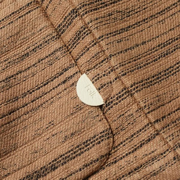 Folk Assembly Woven Chore Jacket Oatmeal Texture | END. (US)