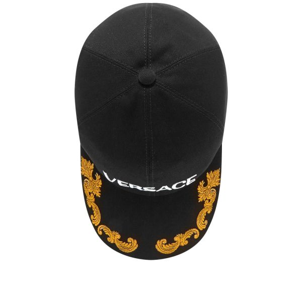 Versace Logo Cap Black & Gold | END. (ES)