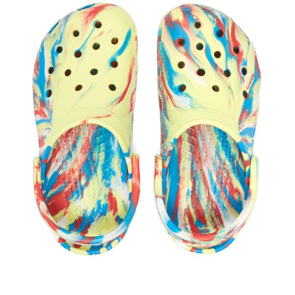 Crocs Classic Marbled Clog Sulphur & Multi | END. (SE)
