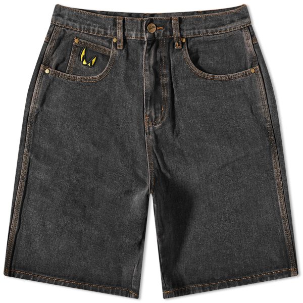 Butter Goods Spinner Denim Short Faded Black End Ca