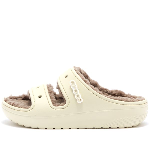 Crocs Classic Cozzzy Sandal Bone & Mushroom | END. (TW)