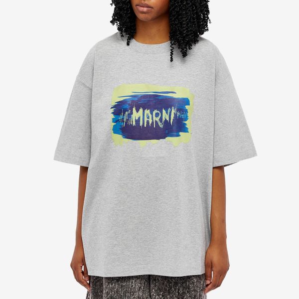 Marni Logo Painted Tee Inox | END. (DE)