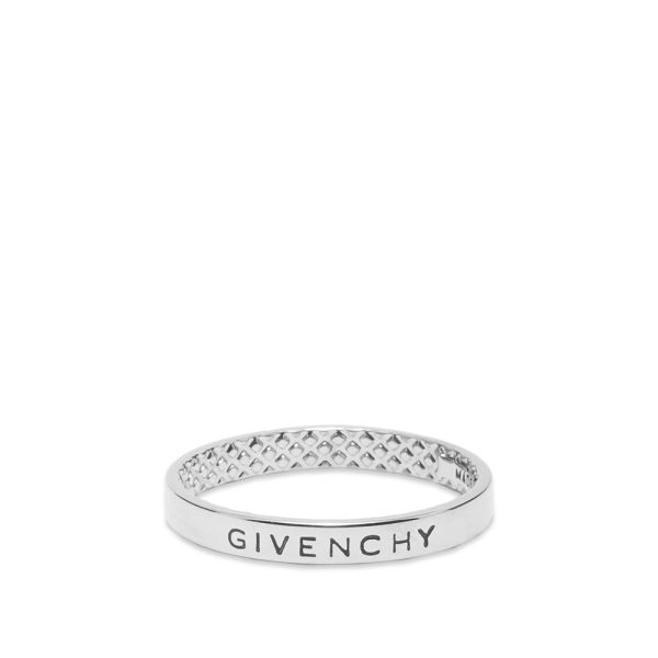 Givenchy Thin Logo Ring Silvery | END. (JP)