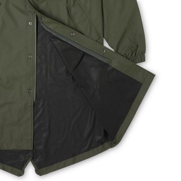 RAINS Fishtail Parka Jacket Green | END. (AU)