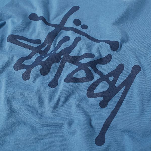 Stussy Basic Stussy Tee Steel & Blue | END. (NZ)