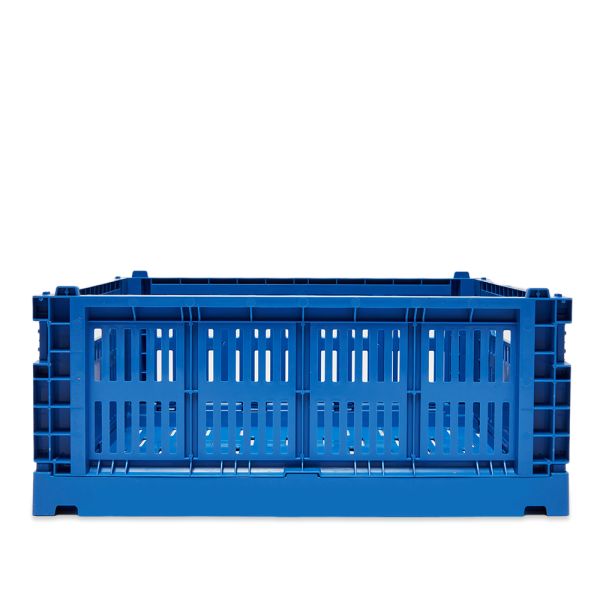 HAY Medium Recycled Colour Crate Electric Blue | END. (US)