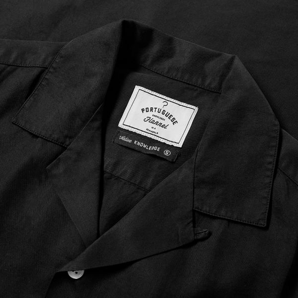 Portuguese Flannel Dogtown Vacation Shirt Black | END. (US) Portuguese Flannel Dogtown Vacation Shirt Black | END. (US)