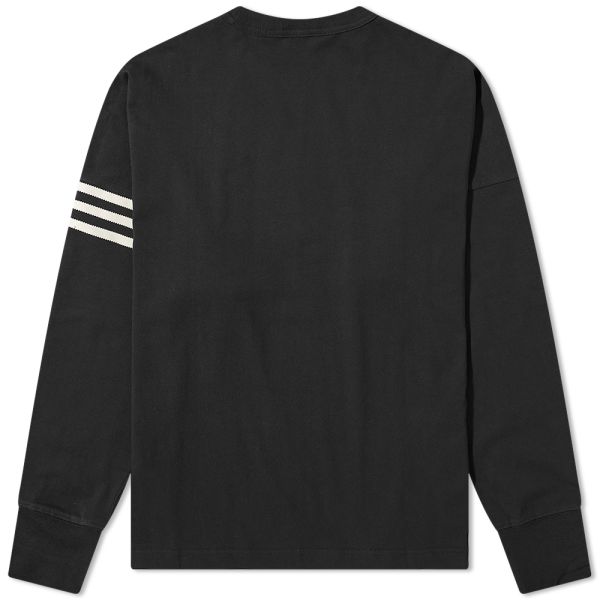 Adidas Long Sleeve Neuclassics Tee Black & Wonder White | END. (Europe)